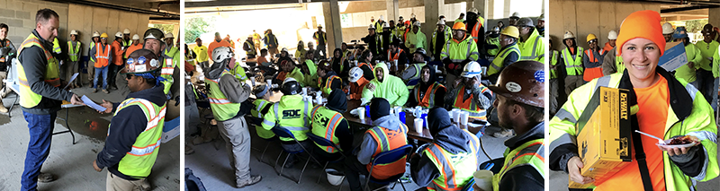 The Blue Light project celebrates topping out - LeChase Construction ...