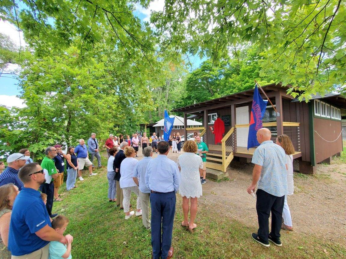 LeChase helps rehab cabin at YMCA Camp Cory